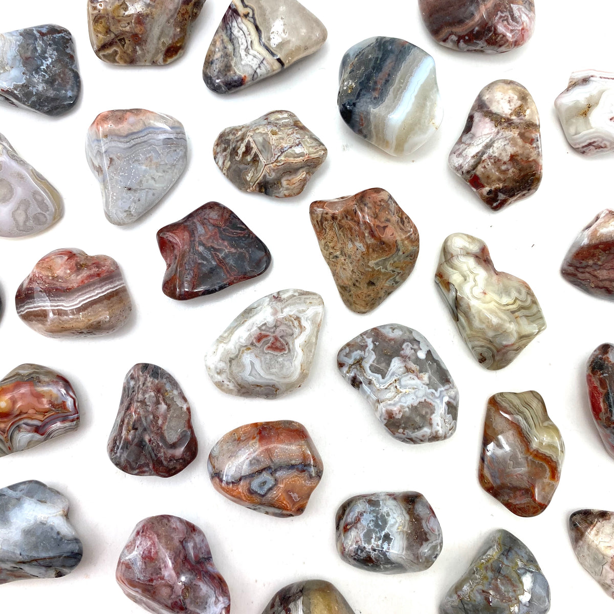 Crazy Lace Agate, Tumbled Crazy Lace, Pattern Crazy Lace, Healing Craz ...